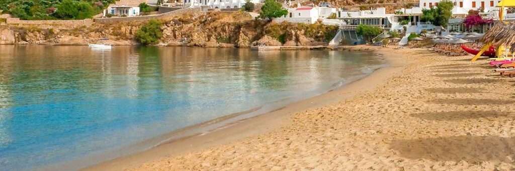 Tourlos Beach – Luxury Transfers Mykonos
